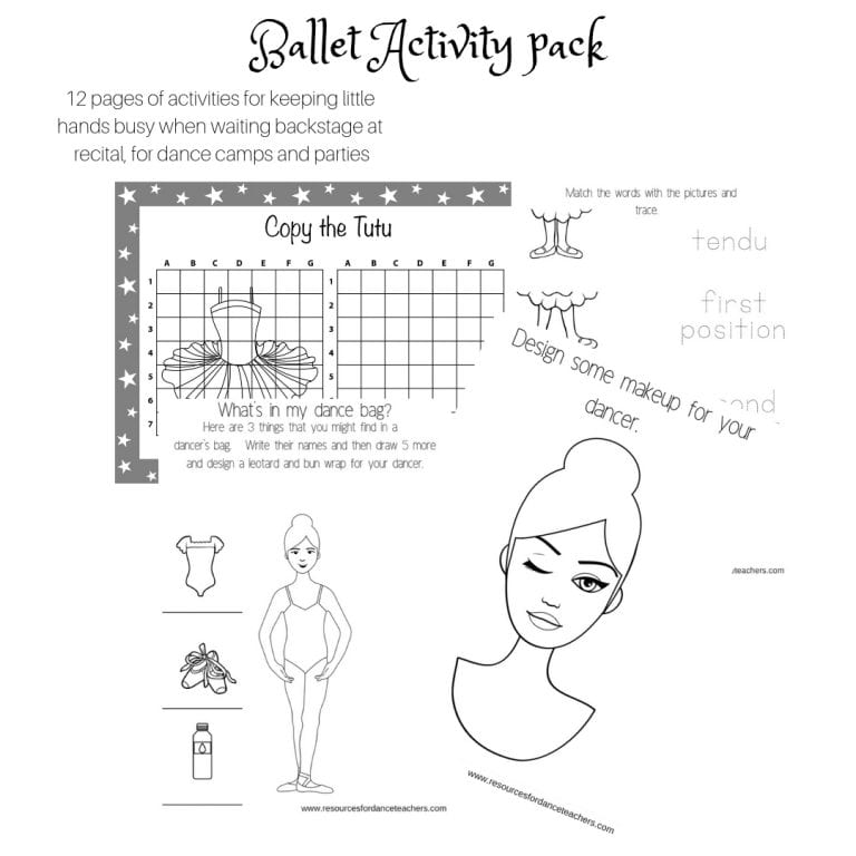 Preschool Ballet Blueprint - preschool ballet curriculum for 3-5 years ...