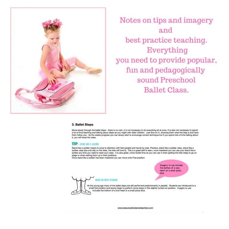 Preschool Ballet Blueprint - preschool ballet curriculum for 3-5 years ...