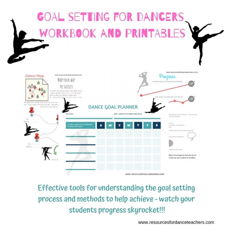 Goal setting for dancers workbook and printables - Resources for Dance ...