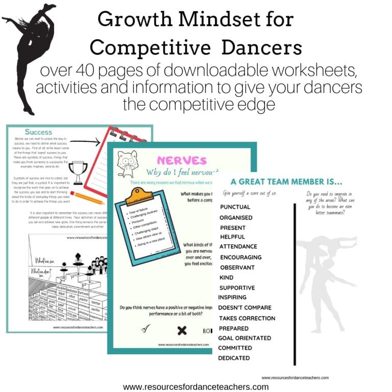 Success mindset for competitive dancers - Resources for Dance Teachers
