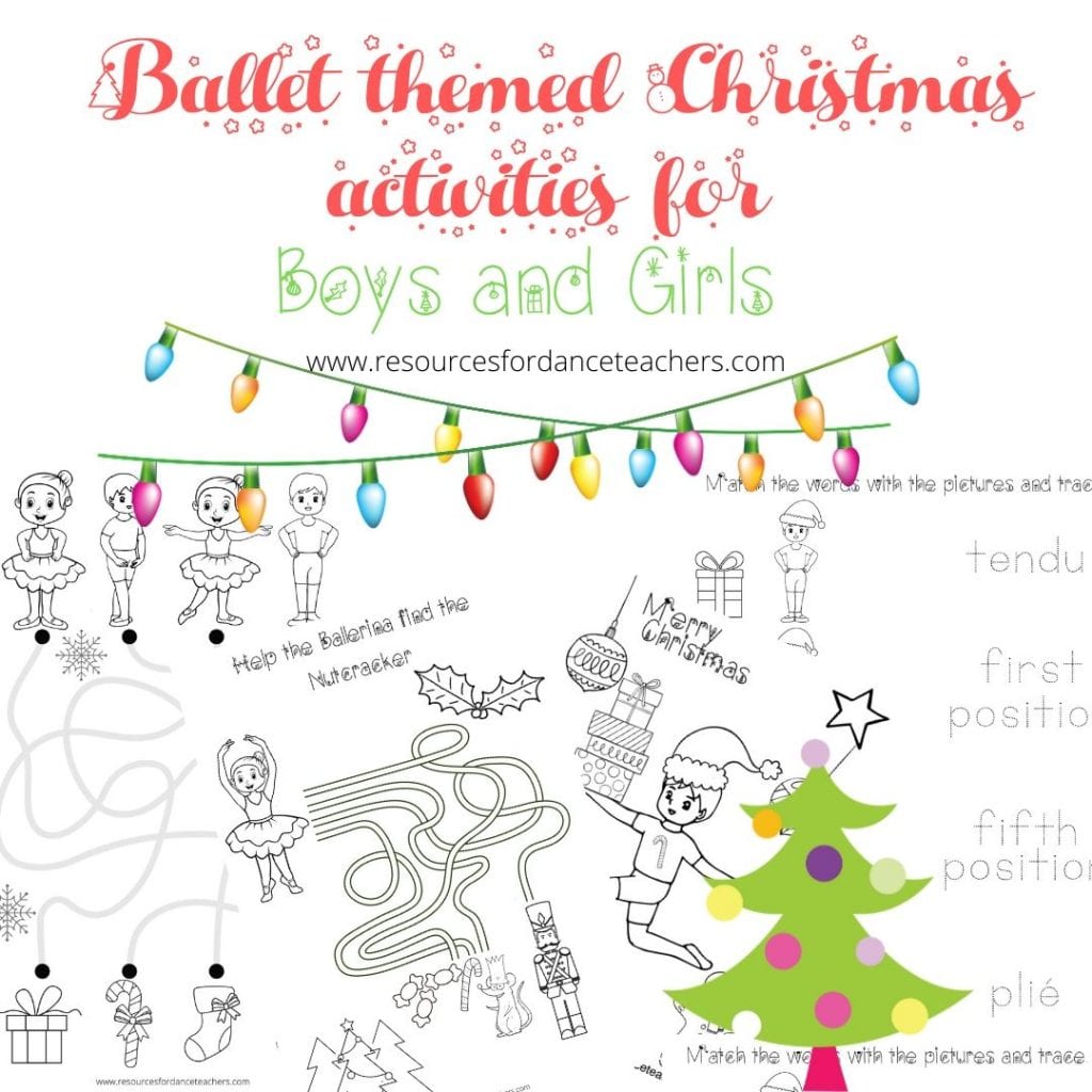Christmas Ballet Activity Pack - Resources for Dance Teachers