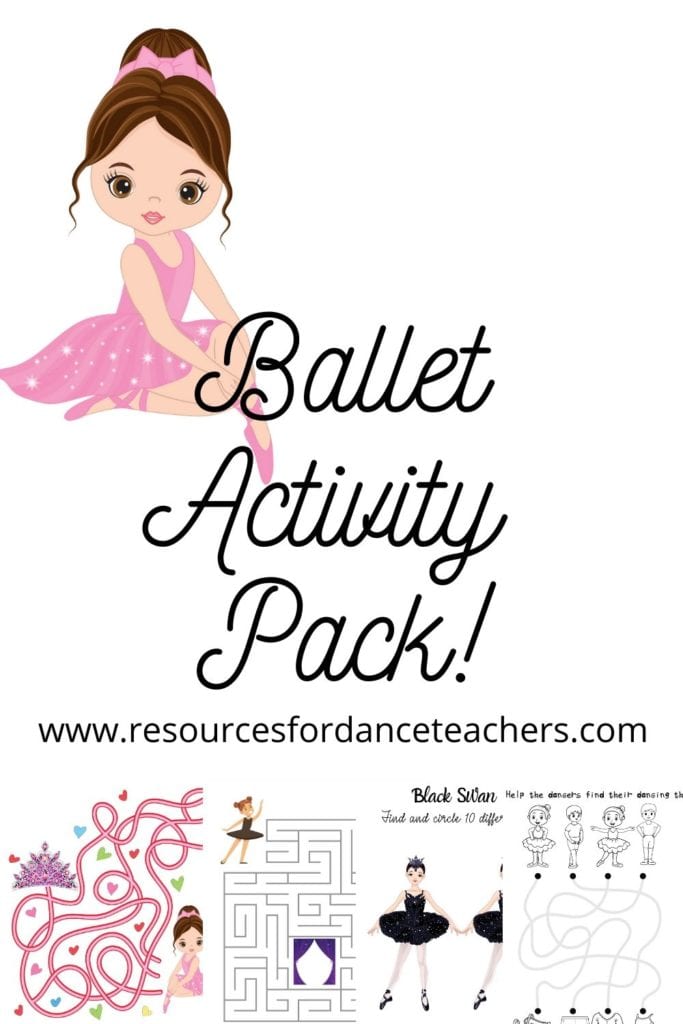 Ballet Activity Pack and Coloring pages II - Resources for Dance Teachers