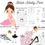 Ballet Activity Pack and Coloring pages II - Resources for Dance Teachers