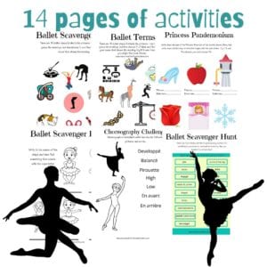 Ballet Activity Pack and Coloring pages II - Resources for Dance Teachers