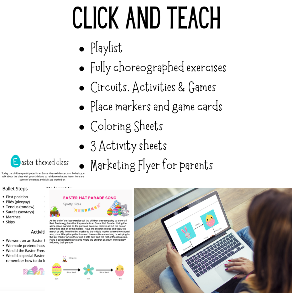 Easter Preschool dance class plan and activity pack - Resources for ...