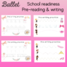 Brainy Ballerinas Preschool Ballet Activity Sheets - Resources for ...