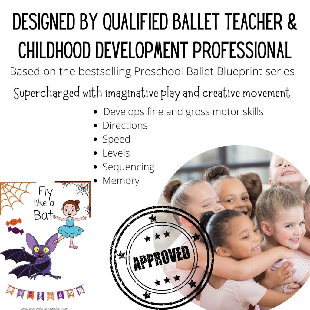 Halloween Preschool Dance Class Plan and Activity Pack - Resources for ...