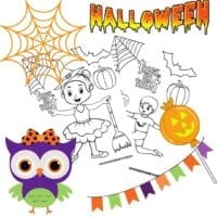 Halloween Preschool Dance class plan and colouring pages | Resources ...